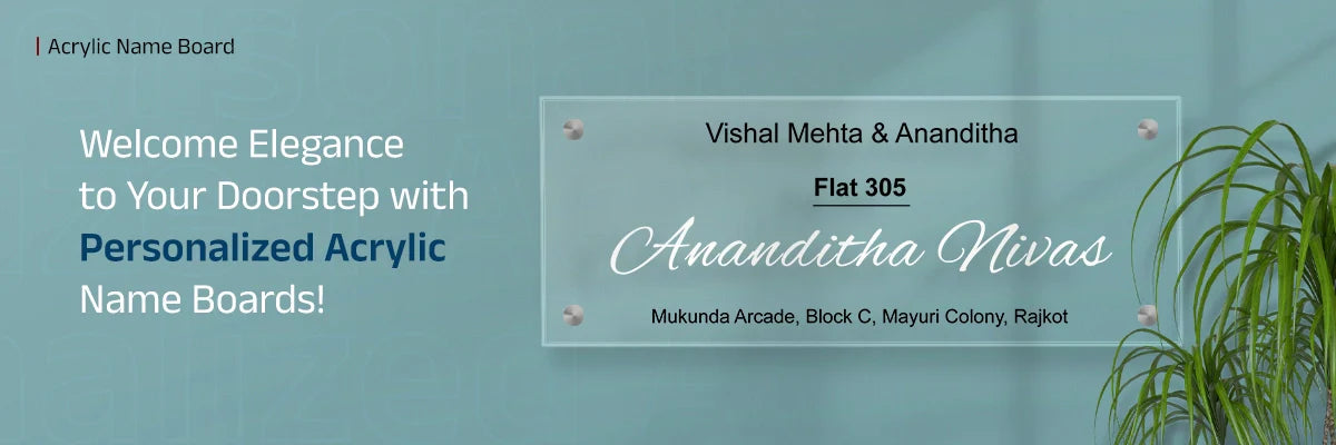 Custom Acrylic Name Signs – Personalized Acrylic Sign Boards ...