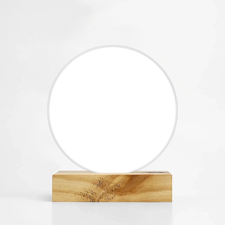 Acrylic Circle Shape Photo Stand | Custom Sizes 4x4 & 6x6 Inches ...