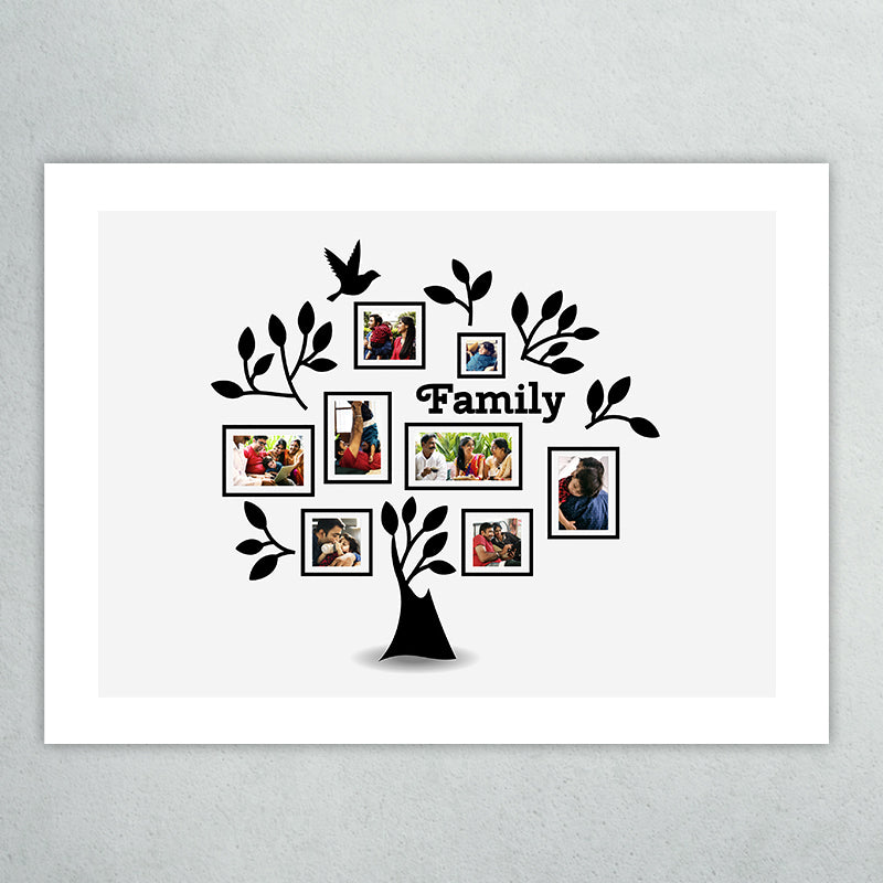 Family Tree Collage Frame 1 | Personalized Family Tree Collage Frame ...
