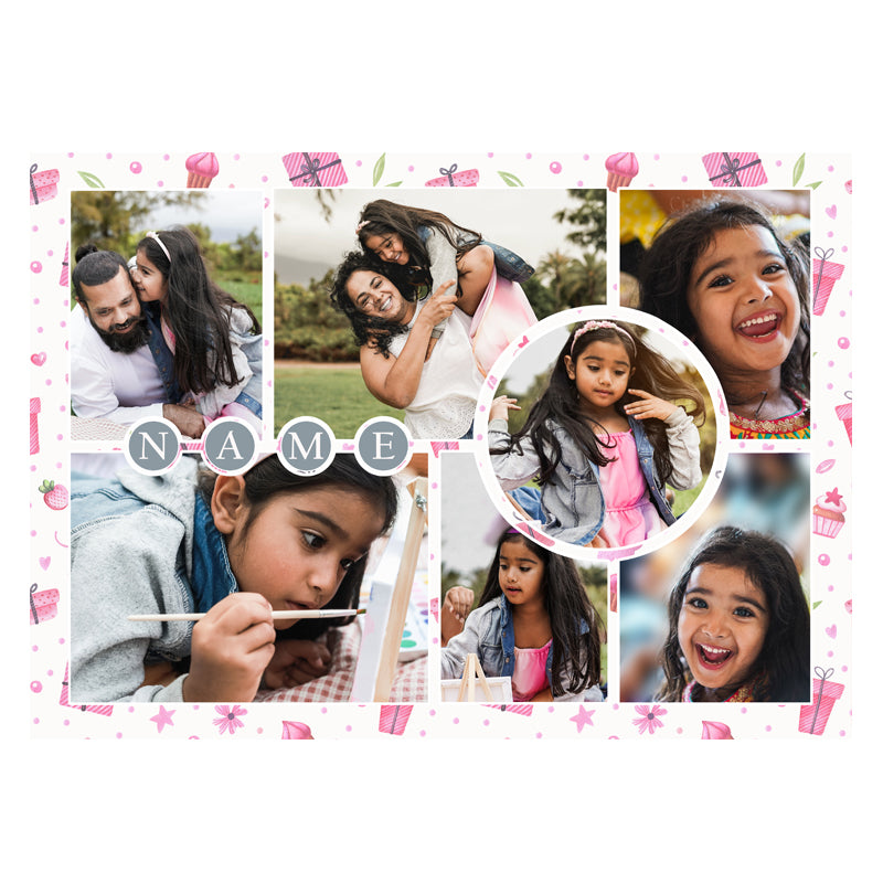 Personalized Seven Photos Collage Frame | Personalized collage frames ...