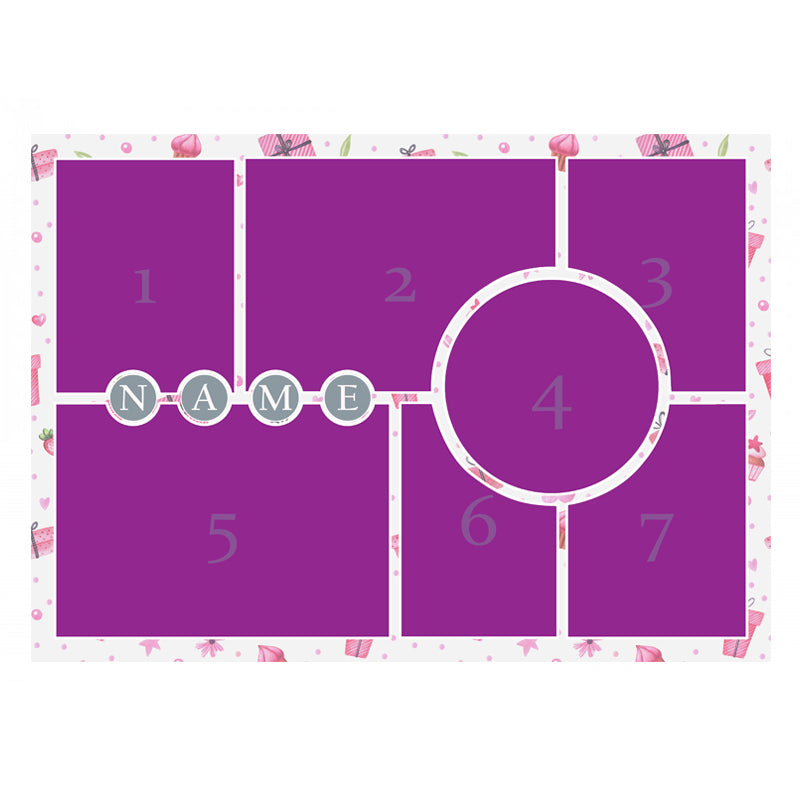 Personalized Seven Photos Collage Frame | Personalized collage frames ...