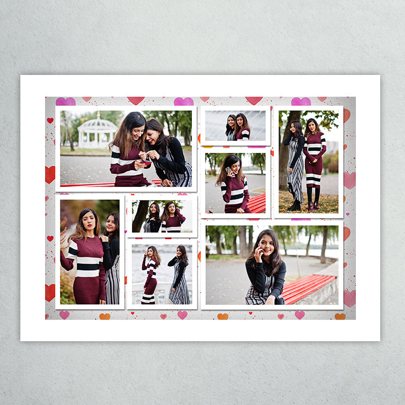 Friends Collage Frame | Personalized Eight Photos Collage Frame ...