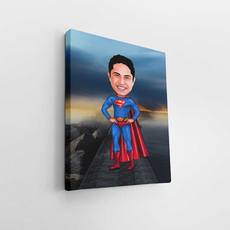 Superman Caricature from your photos | Best caricature gifts ...